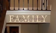 Family Life Begins | Wall Decals - Trading Phrases