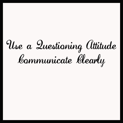 Use Questioning Attitude | Wall Decals - Trading Phrases