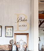 Initial Name Est Date Wall Decals - Trading Phrases