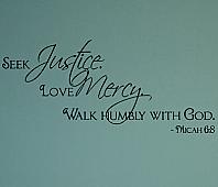 Seek Justice Wall Decals - Trading Phrases
