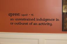 Spree Definition Wall Decals - Trading Phrases