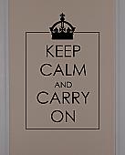 Keep Calm And Carry On Wall Decals - Trading Phrases