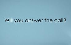 Will You Answer The Call Wall Decal - Trading Phrases