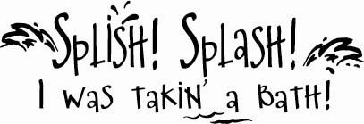 Splish Splash | Wall Decals - Trading Phrases