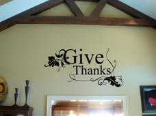 Simply Words | Give Thanks | Wall Decals - Trading Phrases