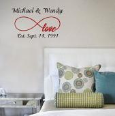 Infinity Names Wall Decal - Trading Phrases