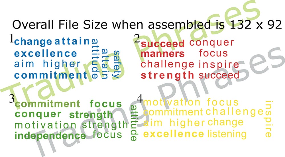 Inspiring Word Wall Decal - Trading Phrases