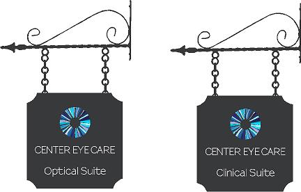 Center Eye Care Decal - Trading Phrases